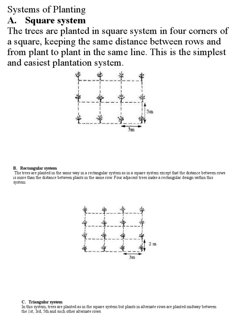 Systems of Planting | PDF