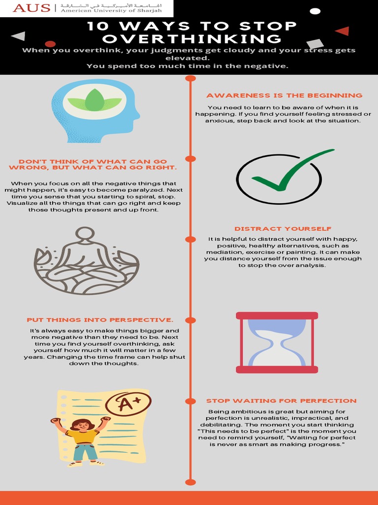 10 Ways To Stop Overthinking | Download Free PDF | Anxiety | Emotions