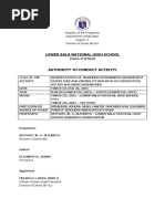 LAC REFLECTION JOURNAL Sample | PDF | Cognition | Behavior Modification