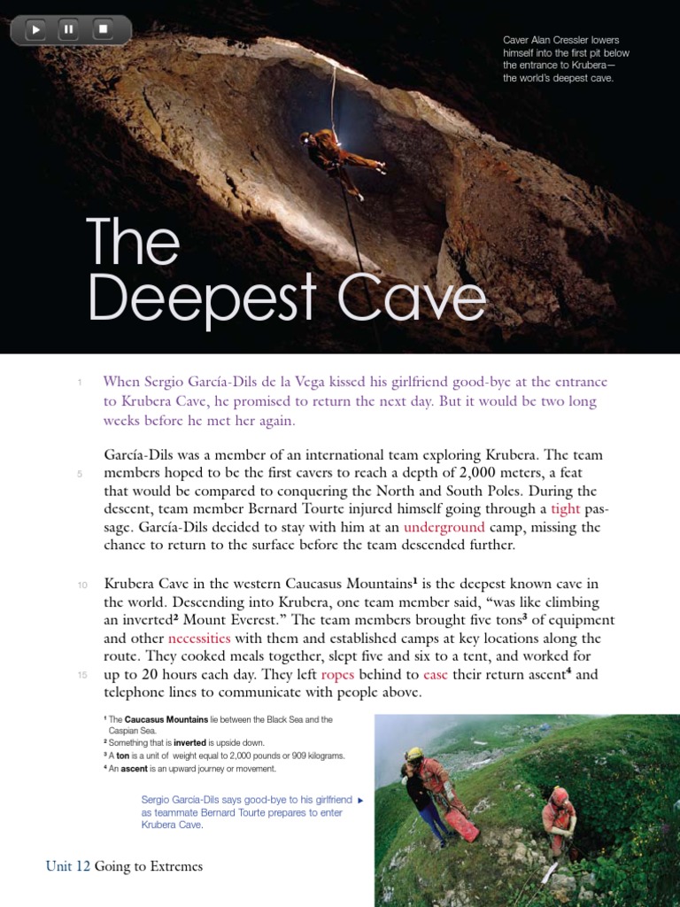 The Deepest Cave | PDF