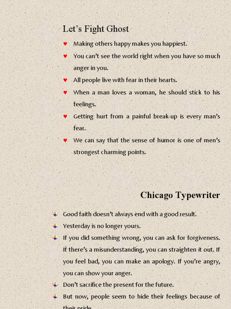 Let's Fight Ghost | PDF | Laughter