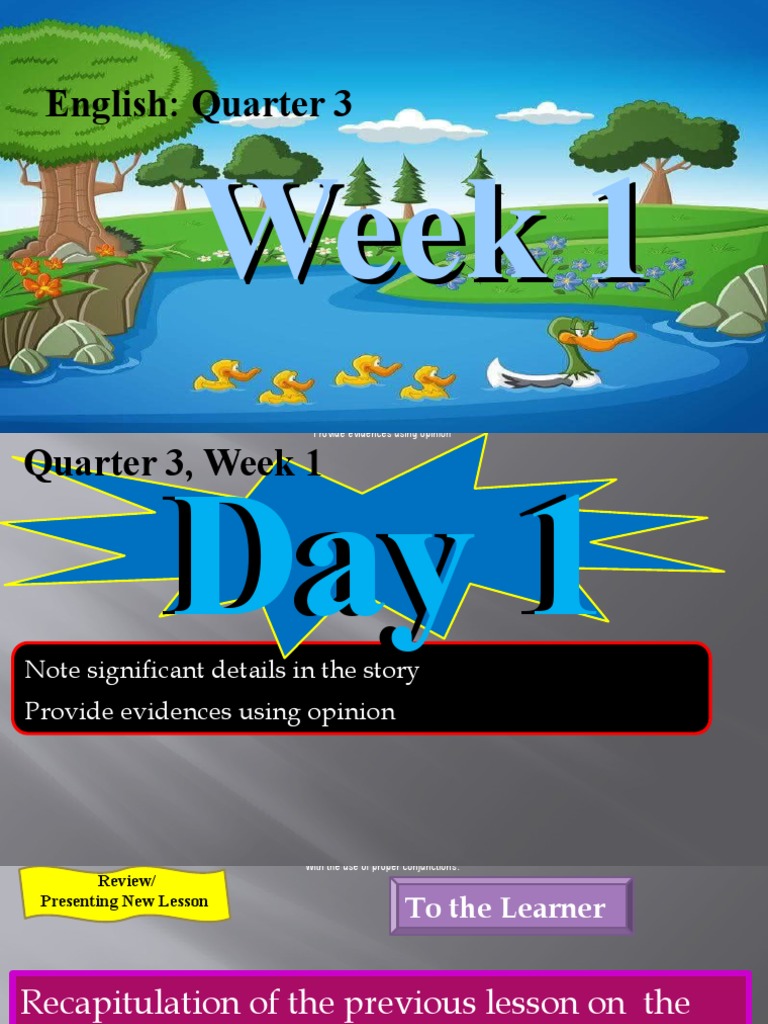 Q3 Week 1 English 6 | PDF | Abstraction