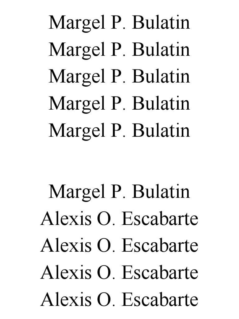 Name Repetition in Bulatin Document | PDF | Art