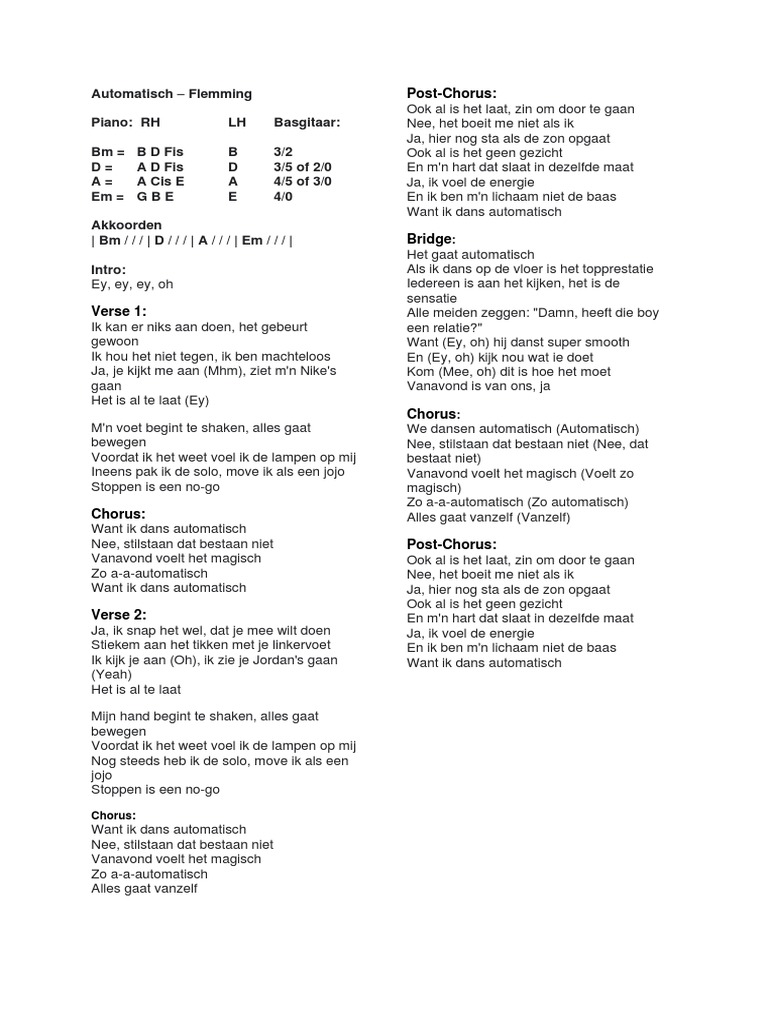 Automatisch - Flemming | PDF