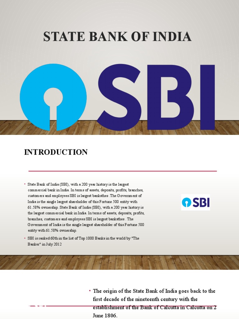 SBI PPT EADR (1) MDW | PDF | Banks | Service Industries