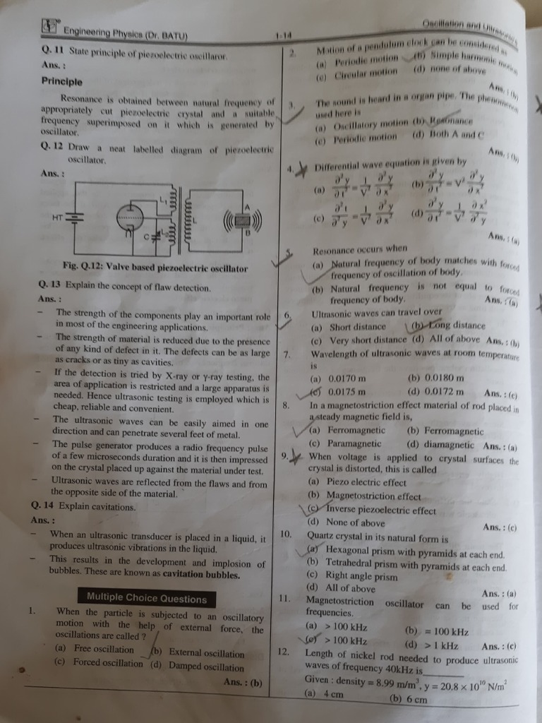 Physic (DBATU) | PDF