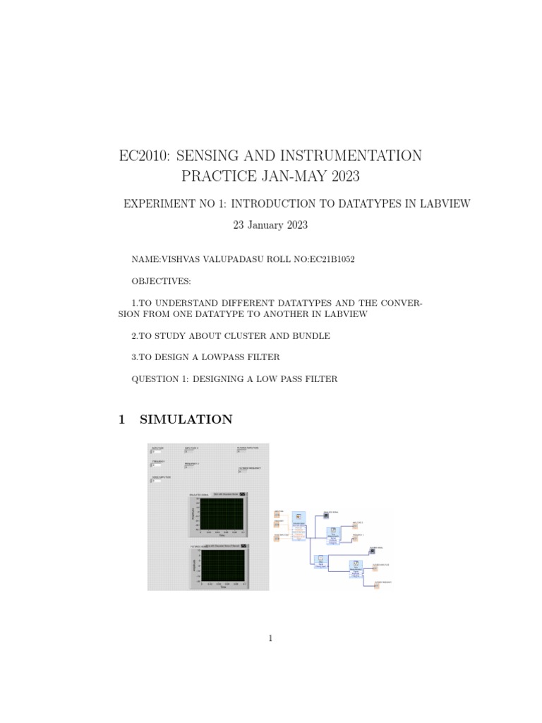 Lab 2 | PDF | Sine Wave | Low Pass Filter