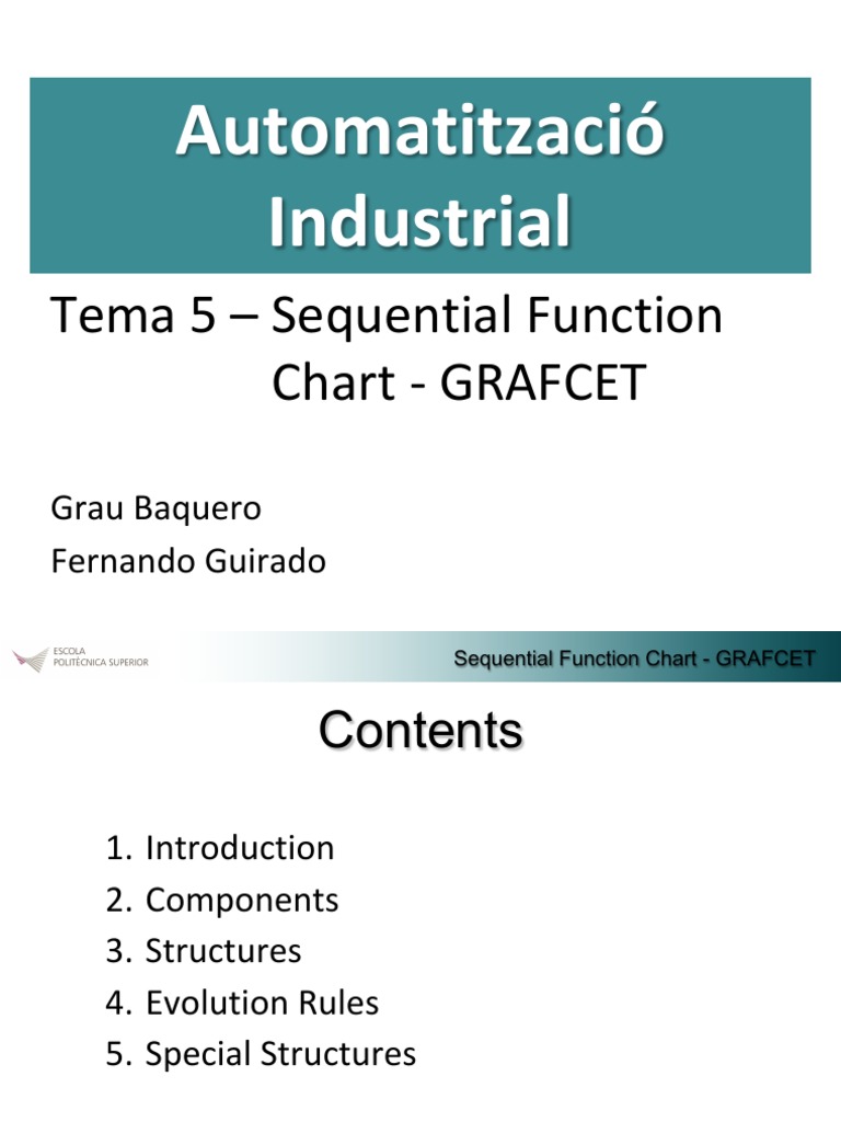 An Introduction To Sequential Function Charts Sfc And The Graphical Representation Of 