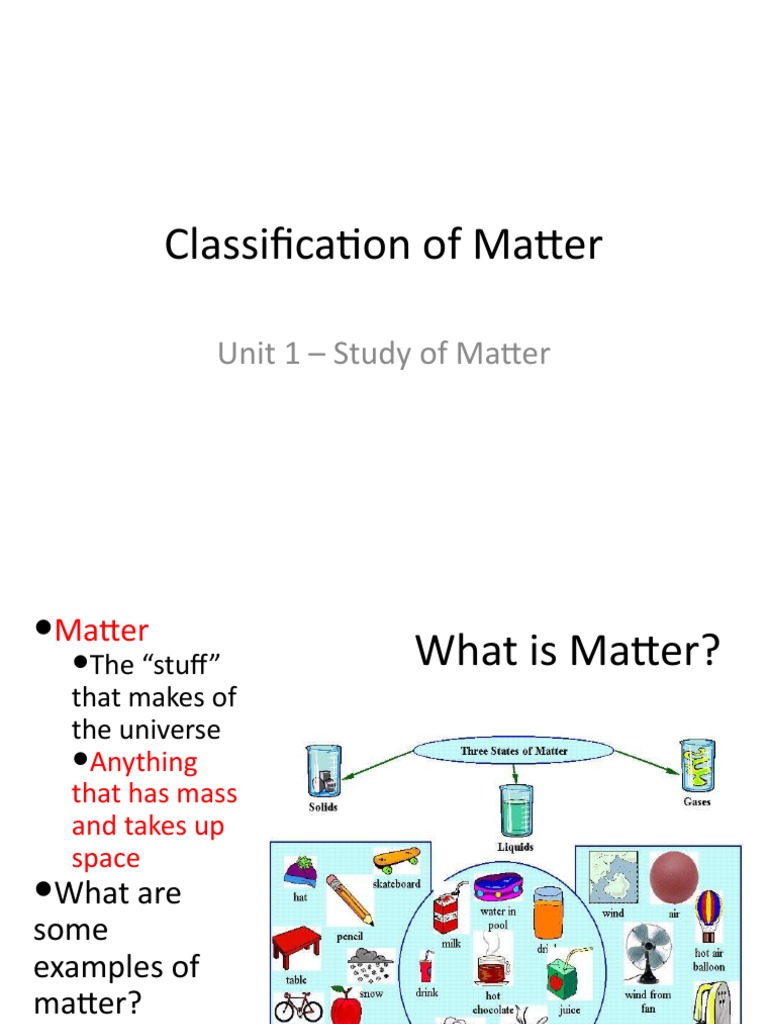 G12 - Classification of Matter | PDF | Mixture | Liquids