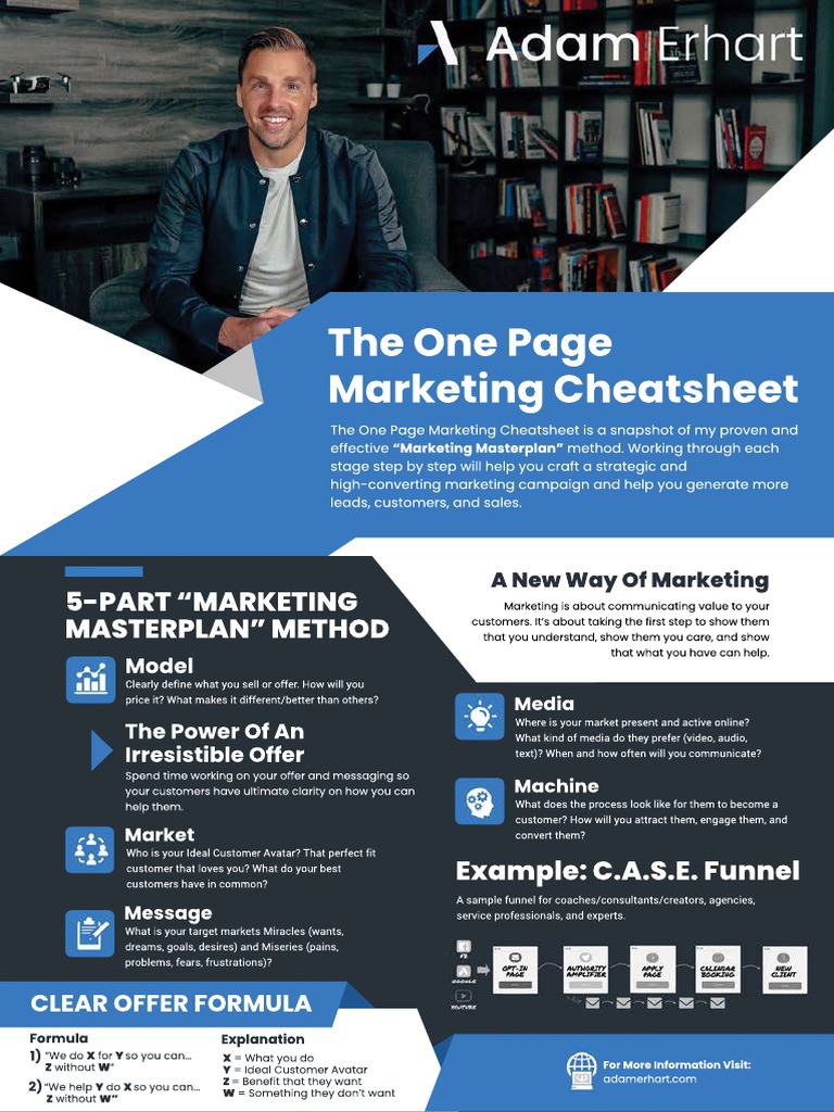 One Page Marketing Cheatsheet | PDF