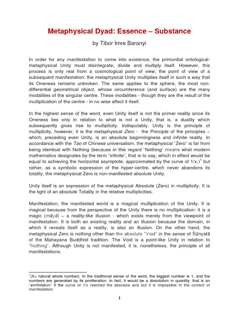 Essence and Substance in Metaphysics | PDF | Metaphysics | Devil