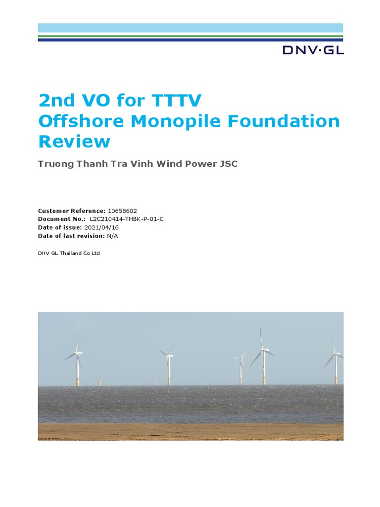 L2C210414-THBK-P-01-C VO TTTV Offshore Monopile Foundation Review | PDF ...