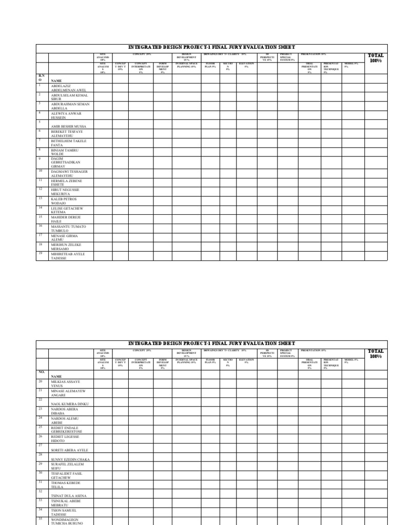 Integrated Design Project | PDF