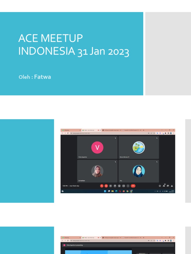 ACE MEETUP INDONESIA 31 Jan 2023 | PDF