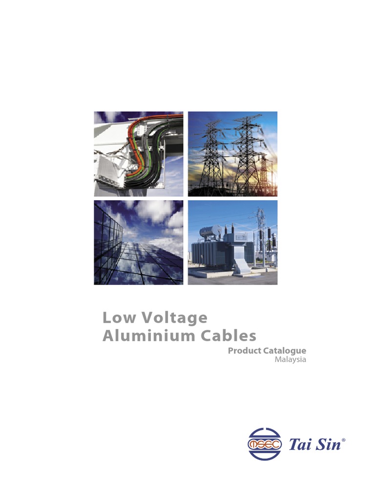 Tai Sin Aluminium Cable Catalogue | PDF | Electrical Wiring | Insulator ...