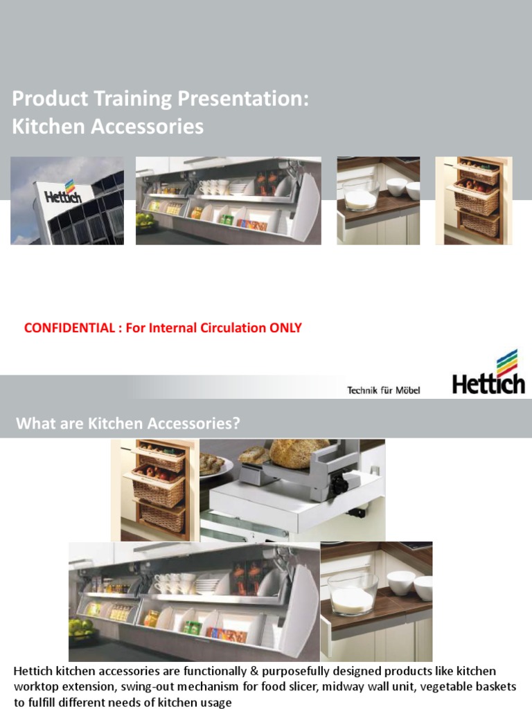 Product Training Presentation - Kitchen Accessories | PDF | Countertop | Kitchen