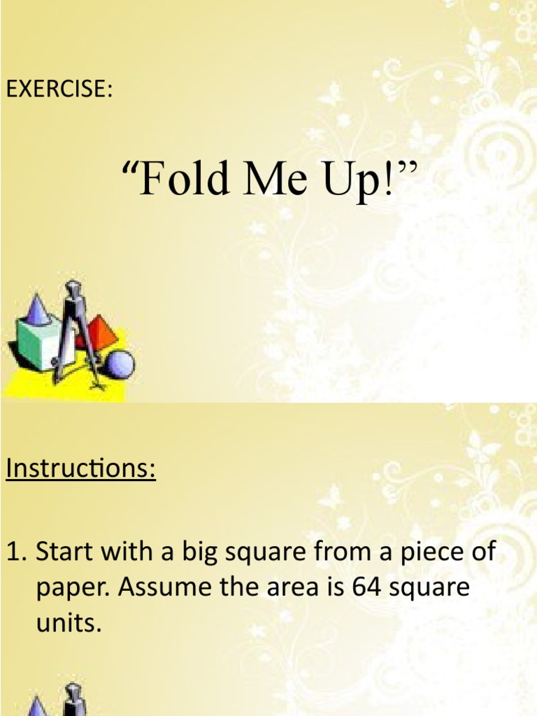 Folding Paper to Generate Geometric Sequences | PDF | Area | Geometry