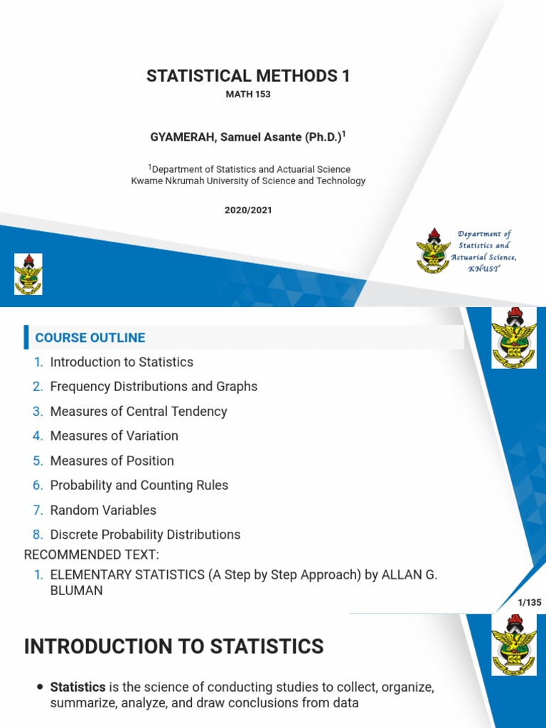 Stat 153 Slides | PDF | Statistics | Mode (Statistics)