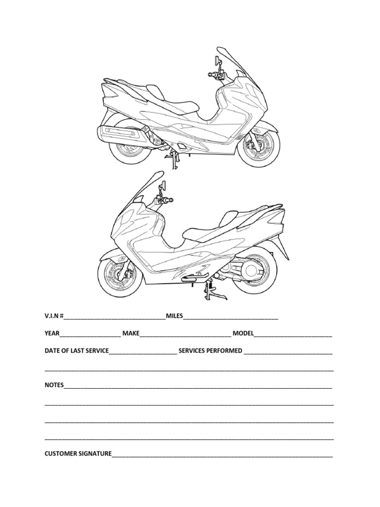SCOOTER Check in Form | PDF