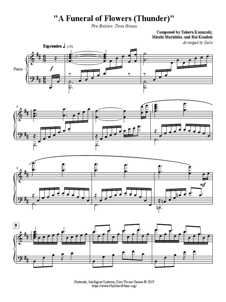 Fire Emblem Three Houses - A Funeral of Flowers Thunder | PDF