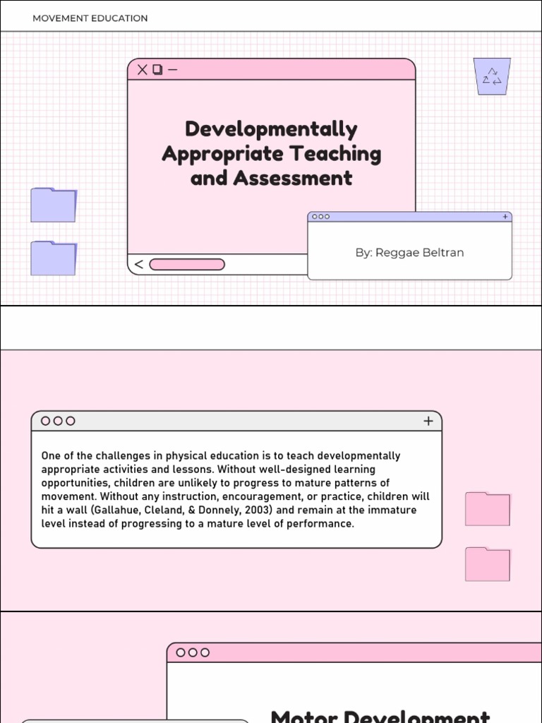 3presentation - Week No.3 - Chapter 3 - Developmentally Appropriate ...