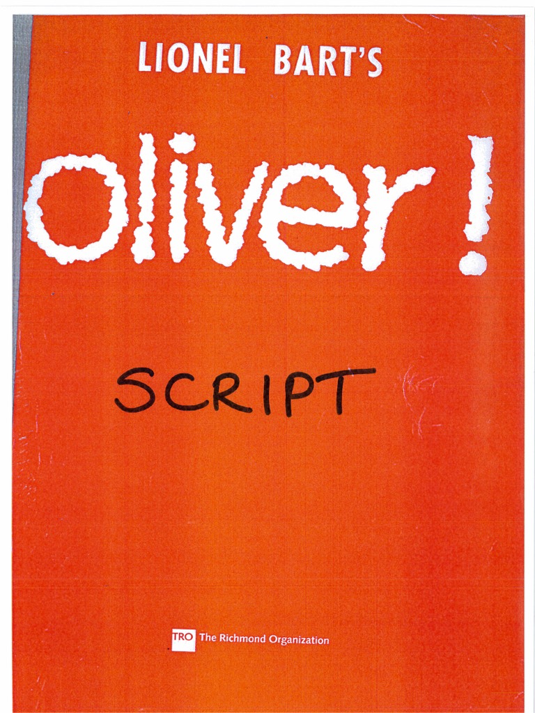 Oliver Twist Script | PDF