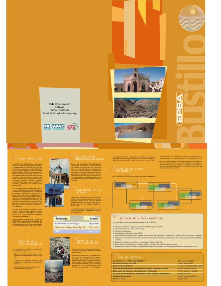 Epsa Bustillo | PDF | Alcantarillado | Agua