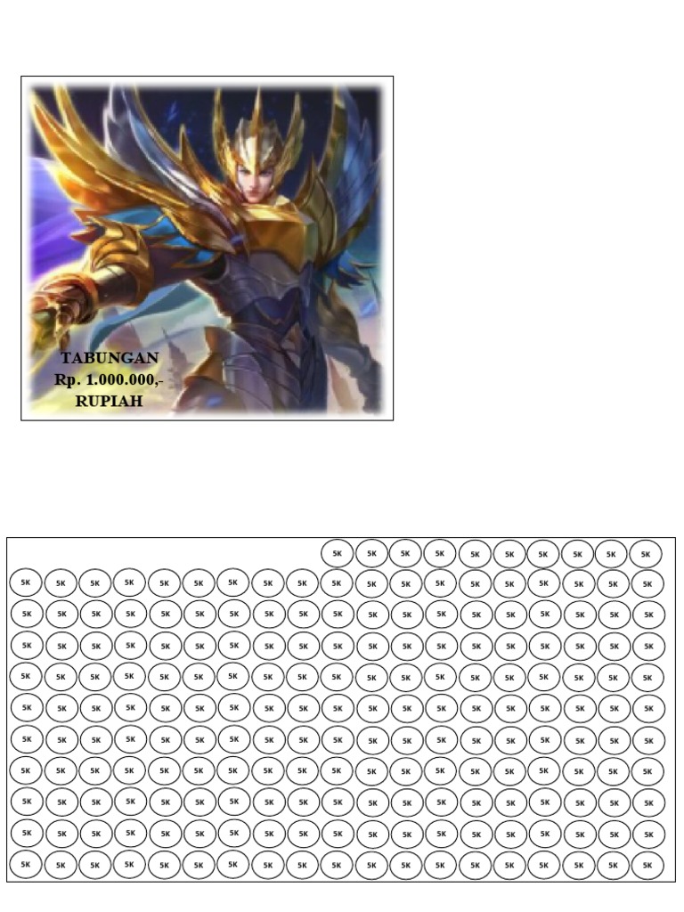 Format Tabungan 1JT Celengan | PDF