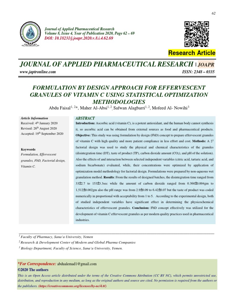 Effervescent 1 | PDF | Acid | Vitamin C