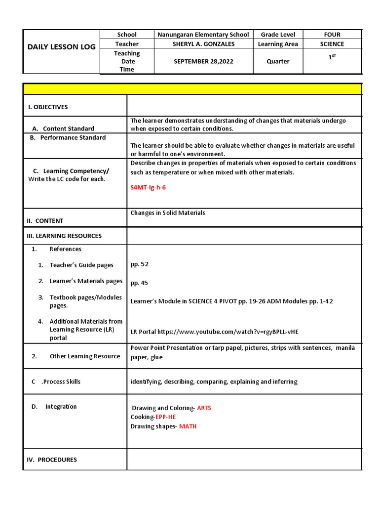 DLP Science Cot | PDF | Heat | Heat Transfer