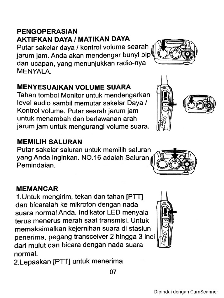 HT COMTECK Panduan Pengoperasian | PDF