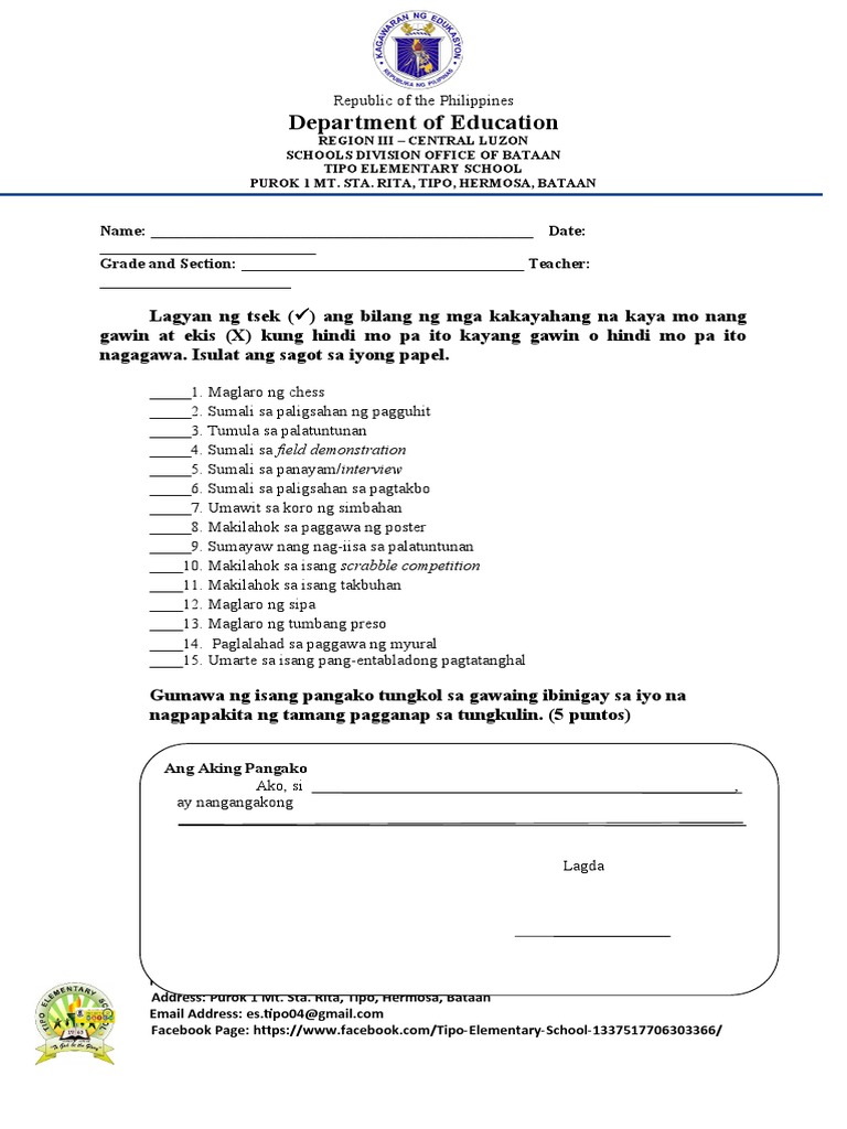 Department of Education | PDF