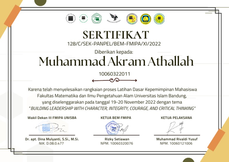 Muhammad Akram Athallah | PDF