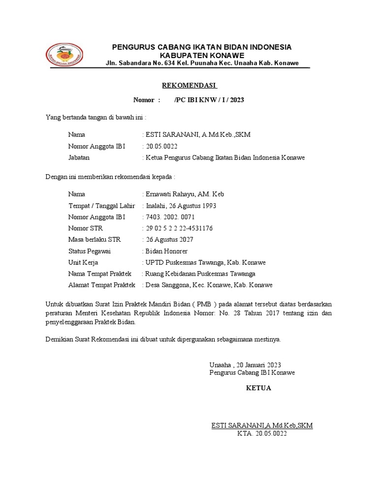 Rekomendasi Sipb-1 | PDF