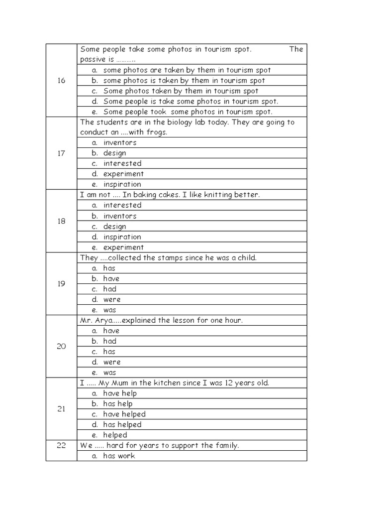 Latihan Soal Ing 10 Peb | PDF | Indonesia | Economies