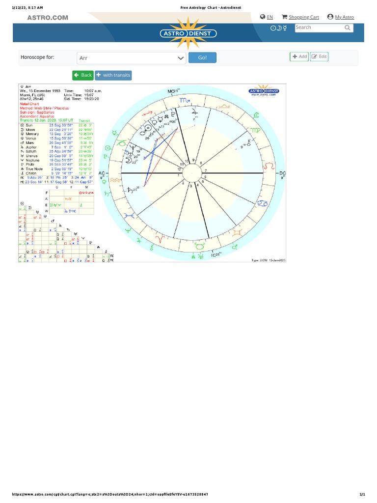 Astrology Chart 01 | PDF