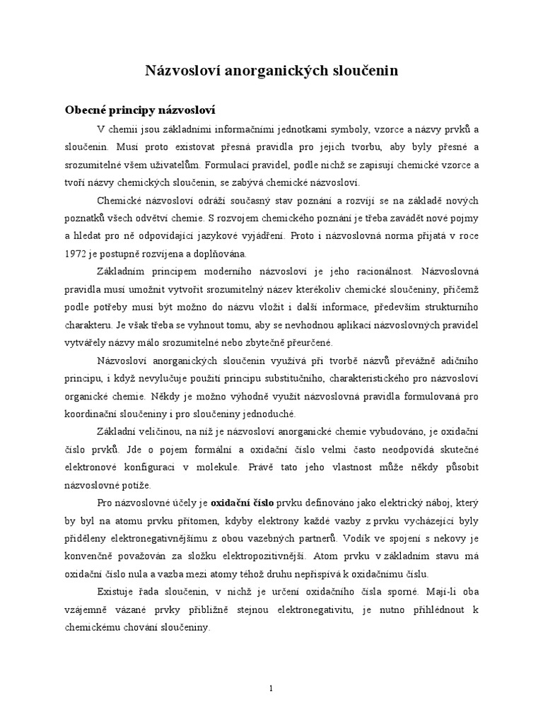 Nazvoslovi | PDF
