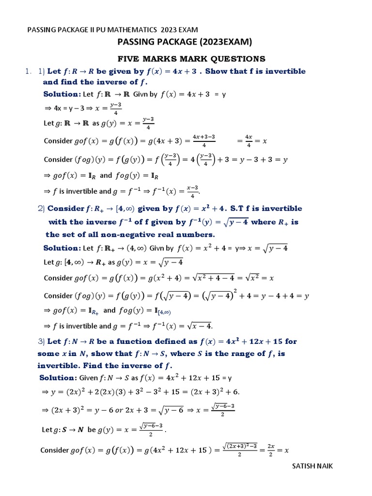 II PU PASSING Questions & Answers 2023 Annual Exam | PDF | Plane (Geometry) | Equations