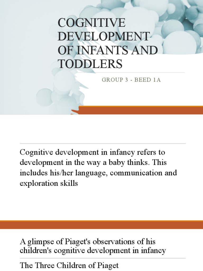 Cognitive Development of Infants and Toddlers | PDF | Language ...