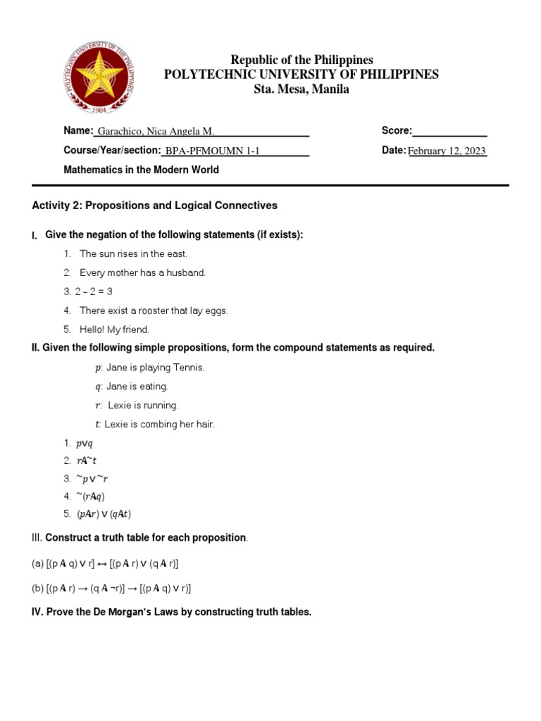 Mathematics in The Modern World | PDF | Mathematical Logic | Metaphilosophy