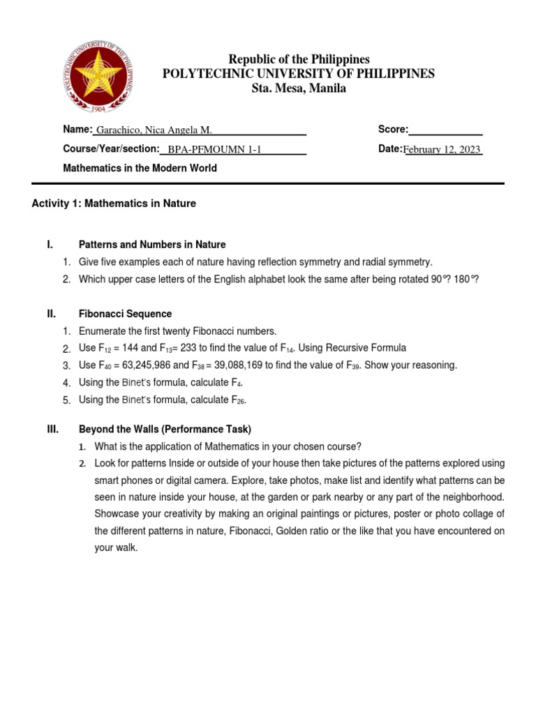 Mathematics in The Modern World | PDF | Mathematics