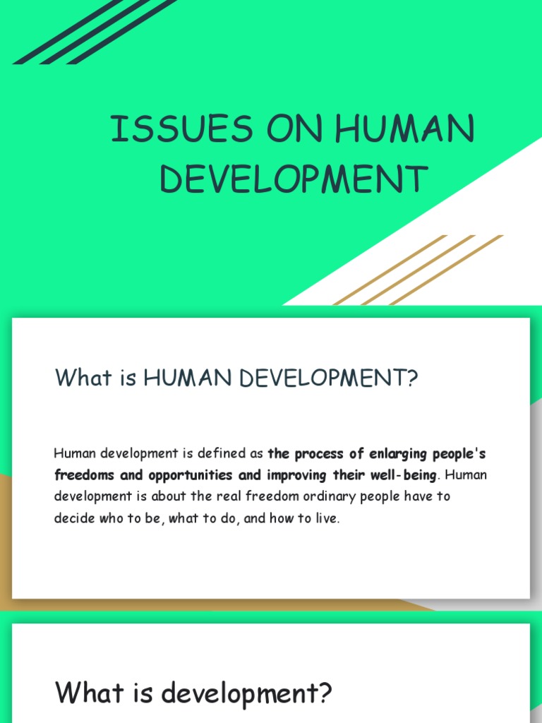 Issues On Human Development | PDF | Nature Versus Nurture ...