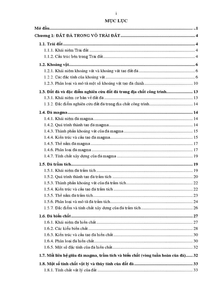 Bai Giang Dia Chat Cong Trinh (Luu Hanh Noi Bo) | PDF