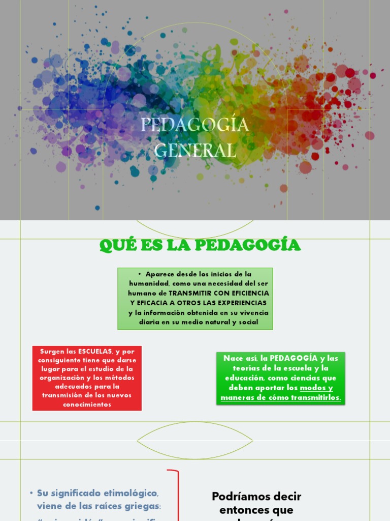 Clase de Pedagogía San Vicente | PDF | Pedagogía | Aprendizaje