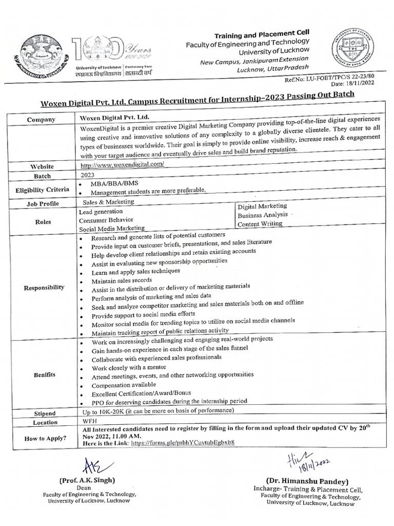 Woxen Digital Pvt. LTD | PDF