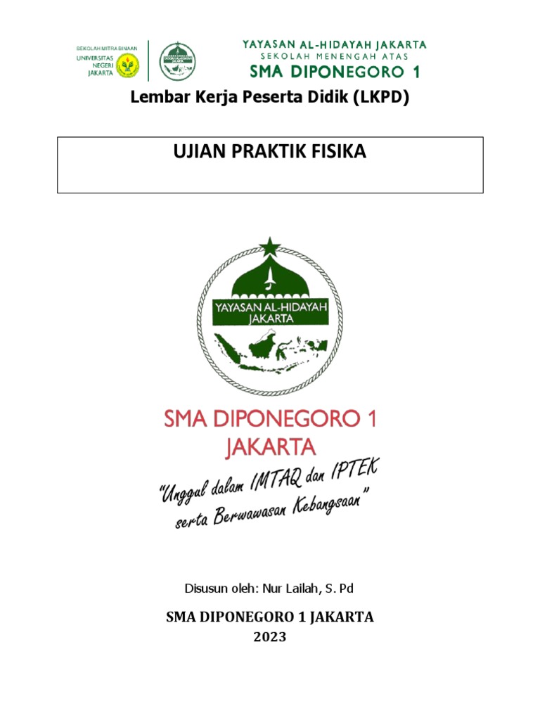 Salinan LKPD Uprak Fisika 2023 | PDF