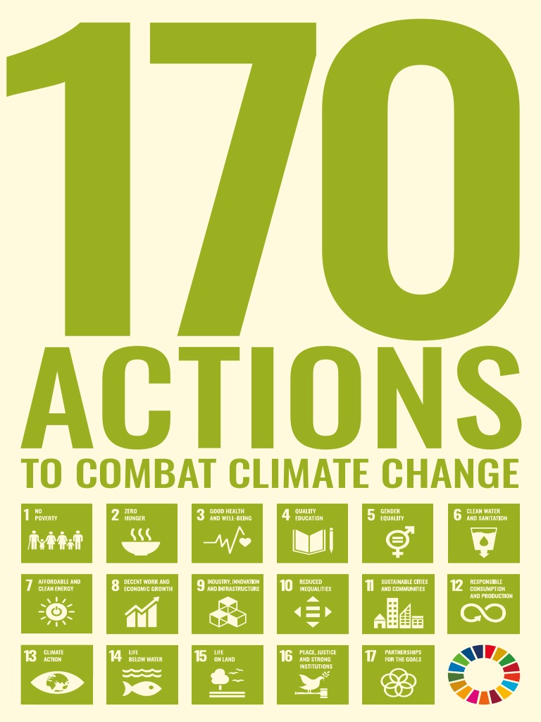 170 Actions To Combat Climate Change | PDF | Sustainability | Climate ...