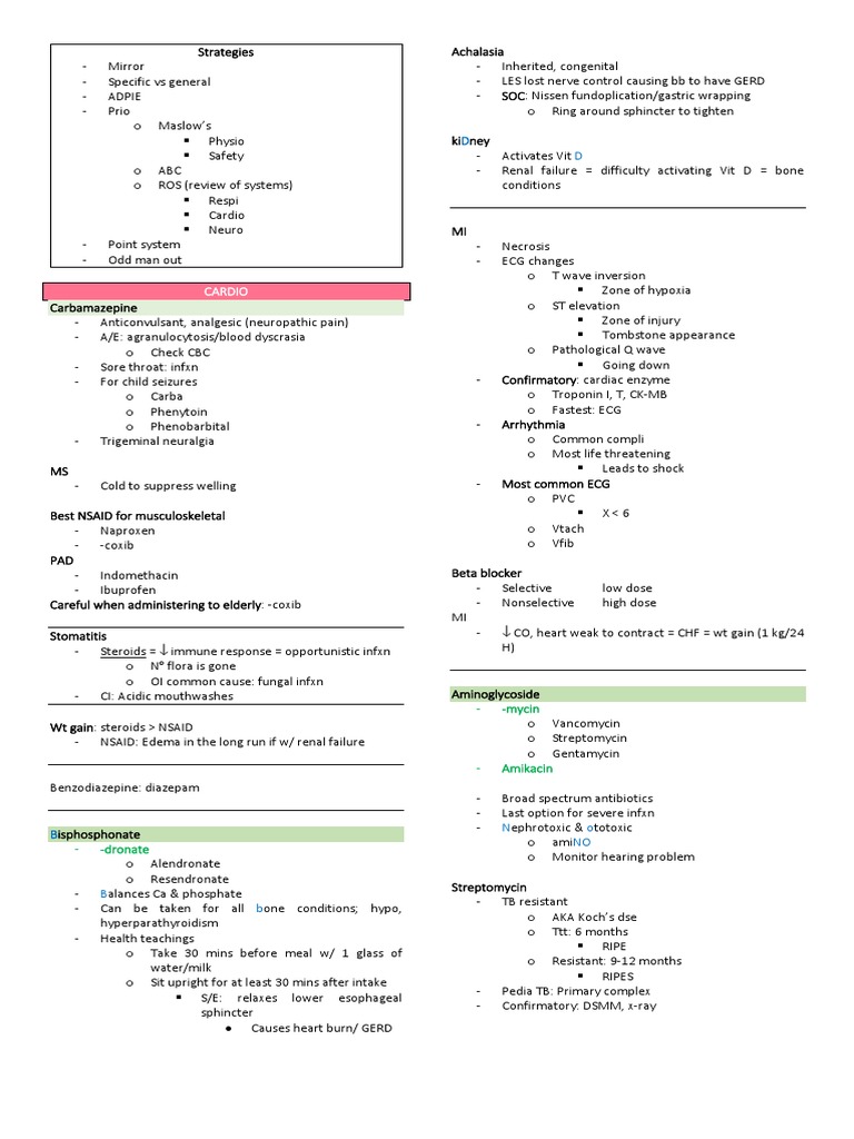 MS Final Coaching | PDF | Stroke | Heart