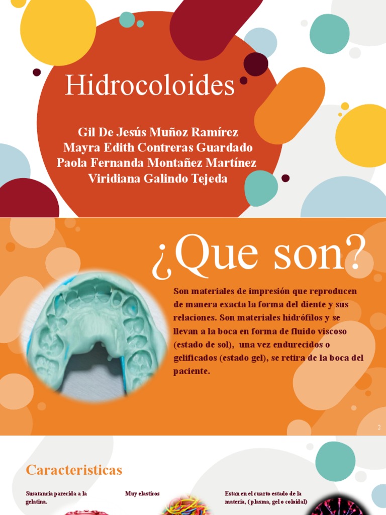 Hidrocoloides | PDF | Gel | Coloide