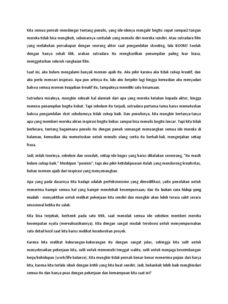 Why Artist Not Happy / Kenapa Seniman Tidak Bahagia - Indonesia | PDF Why Artist Not Happy / Kenapa Seniman Tidak Bahagia - Indonesia | PDF